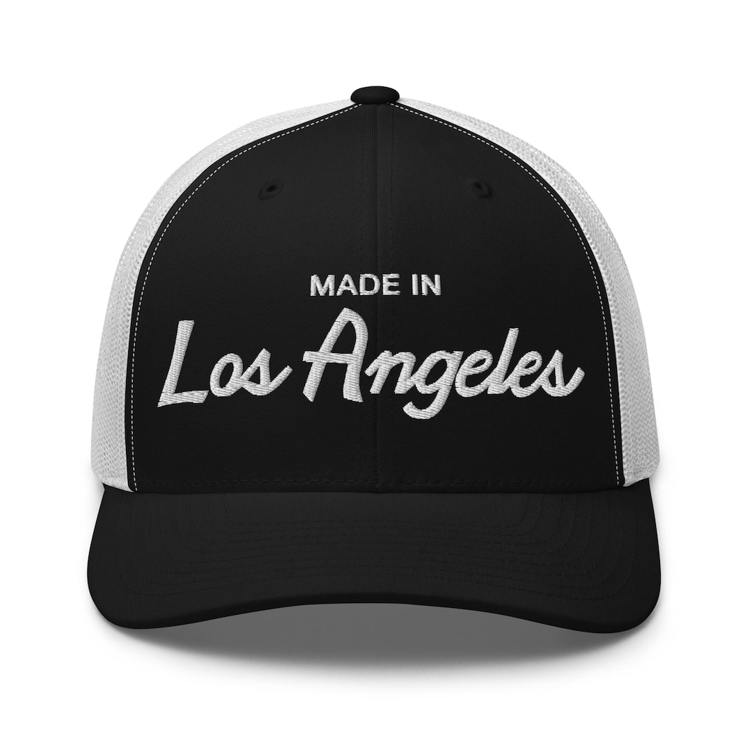 Los Angeles Trucker Hat | Made in LA Cap | Retro LA Hat | Mesh Back Hat ...