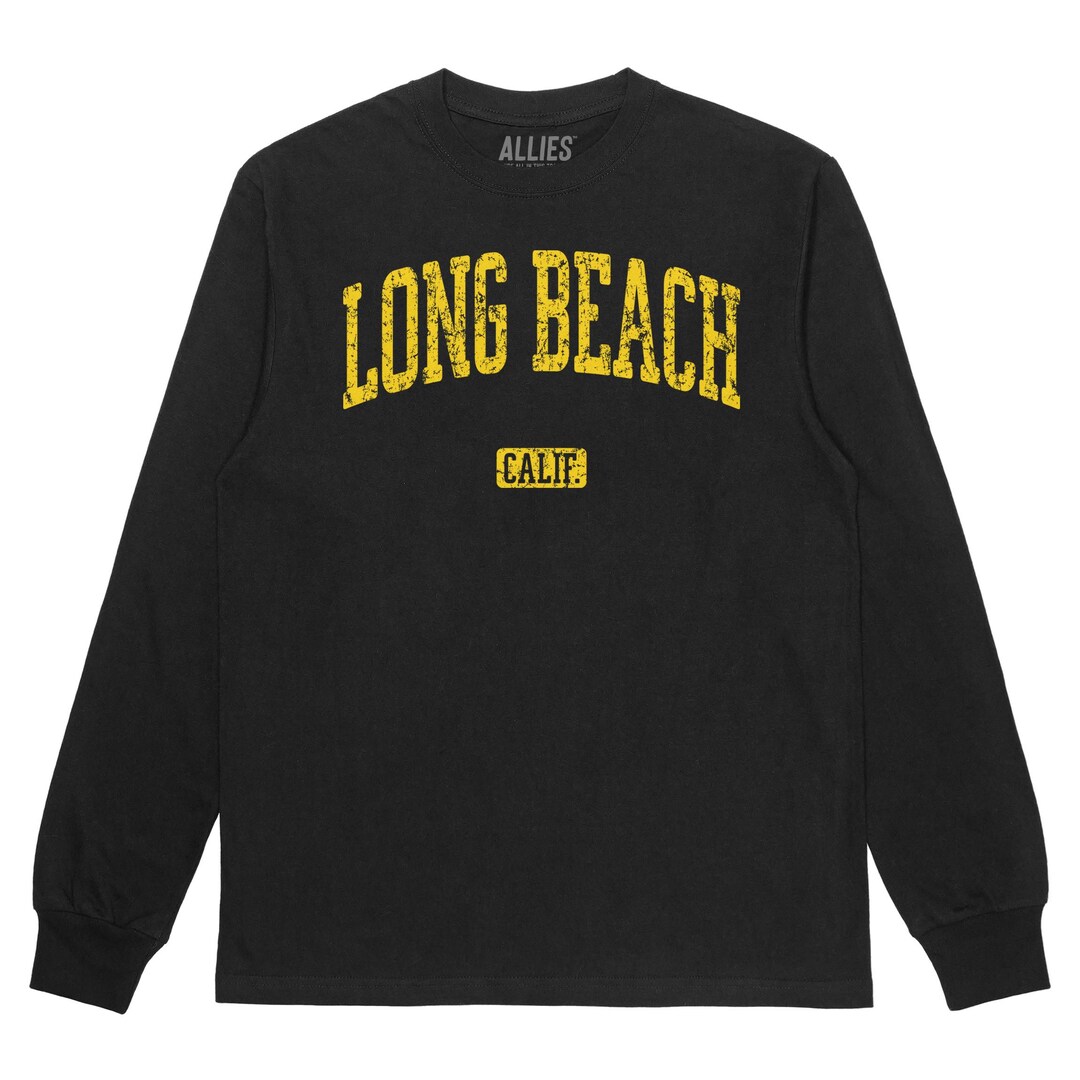 Vintage Long Beach California Long Sleeve T-shirt | Retro Neighborhood ...