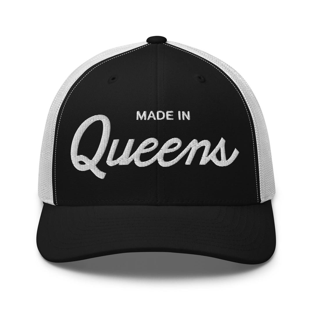 Queens Trucker Hat | Made in NYC Cap | Retro Queens Hat | Mesh Back Hat ...