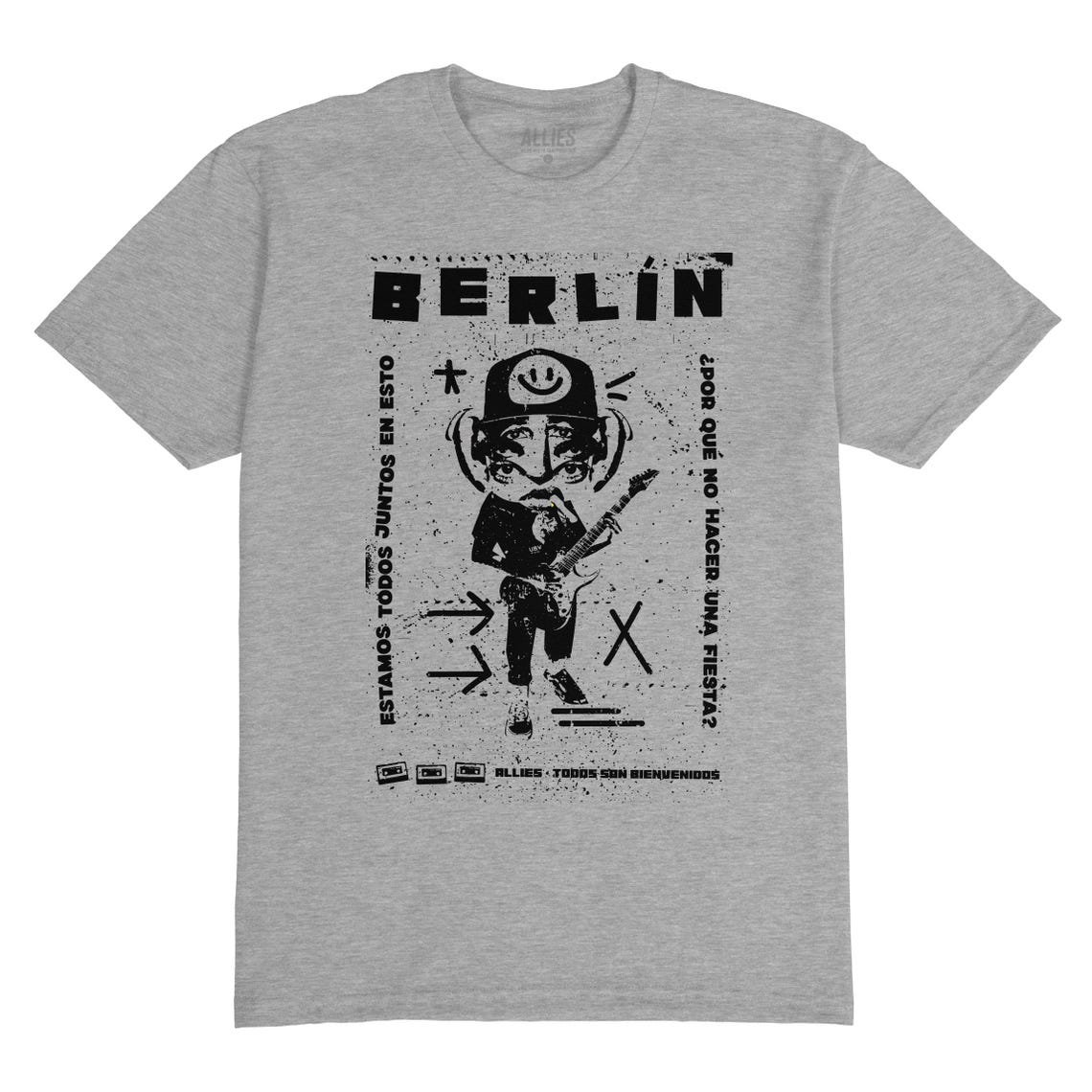 Berlin Punk T-shirt | Vintage Punk Rock Shirt | Spanish Graphic Tee ...