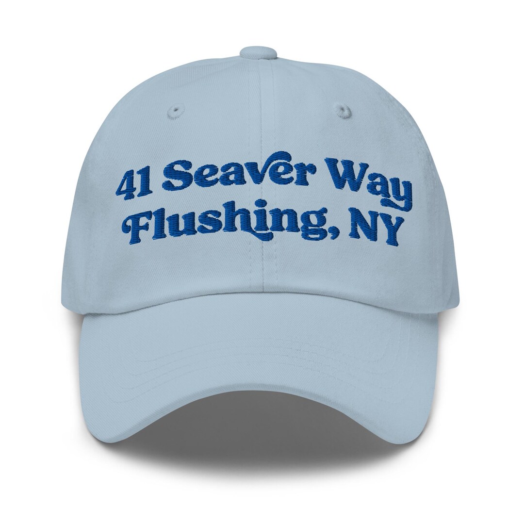 New York Baseball Stadium Queens Dad Hat | NYC Unstructured Cap | Big ...