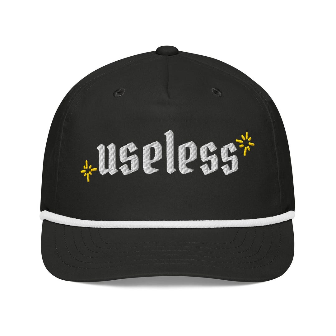 Useless Golf Rope Hat | Funny Golf Hat | Humorous Golf Accessory ...