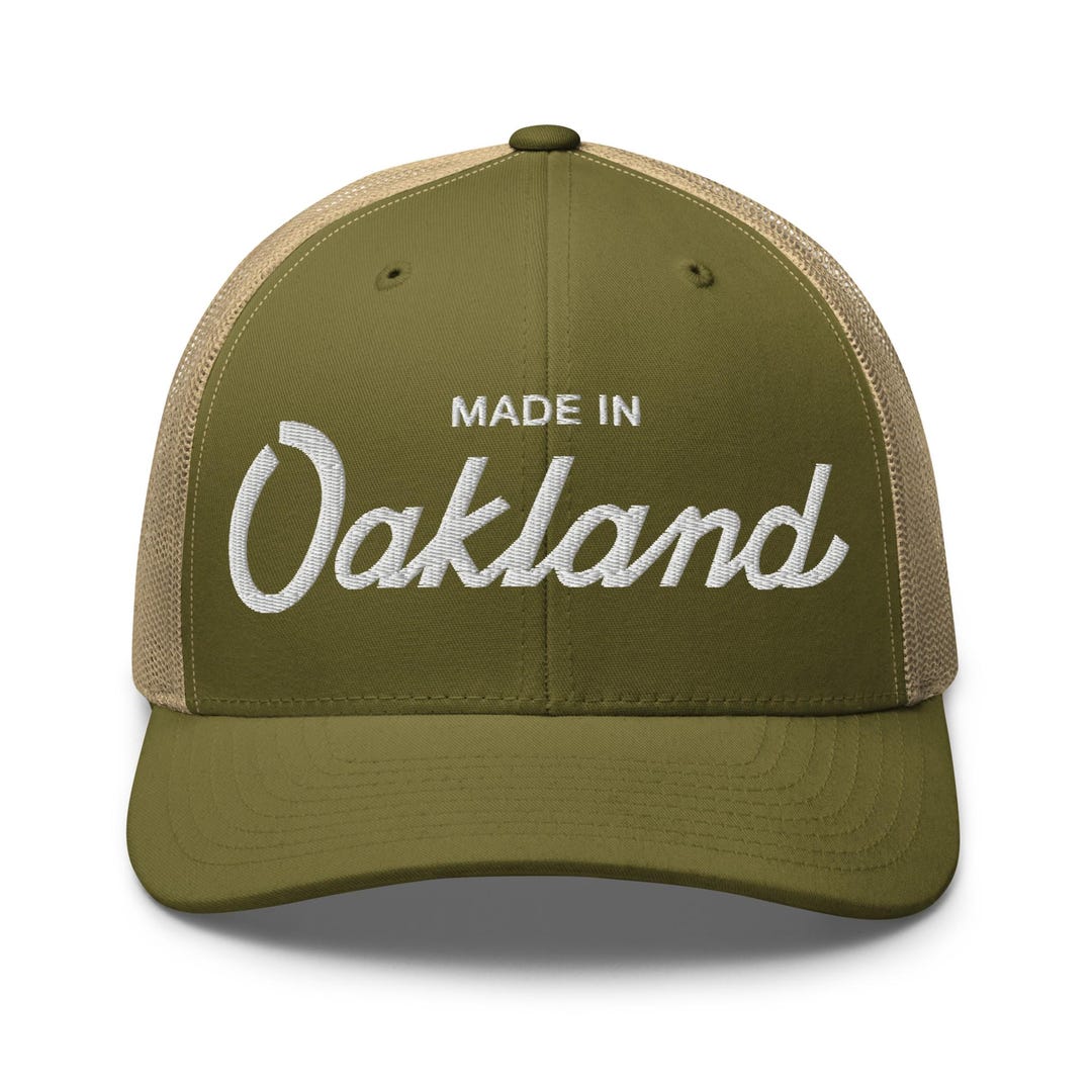 Oakland Trucker Hat | Made in Oakland Cap | Retro Oakland Hat | Mesh ...
