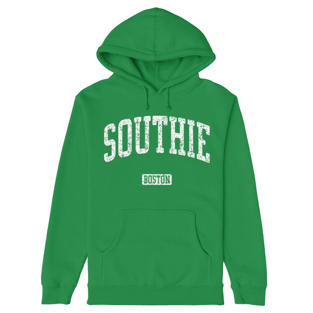 Southie Boston Hoodie | Vintage South Boston Graphic Hoodie for Men and ...