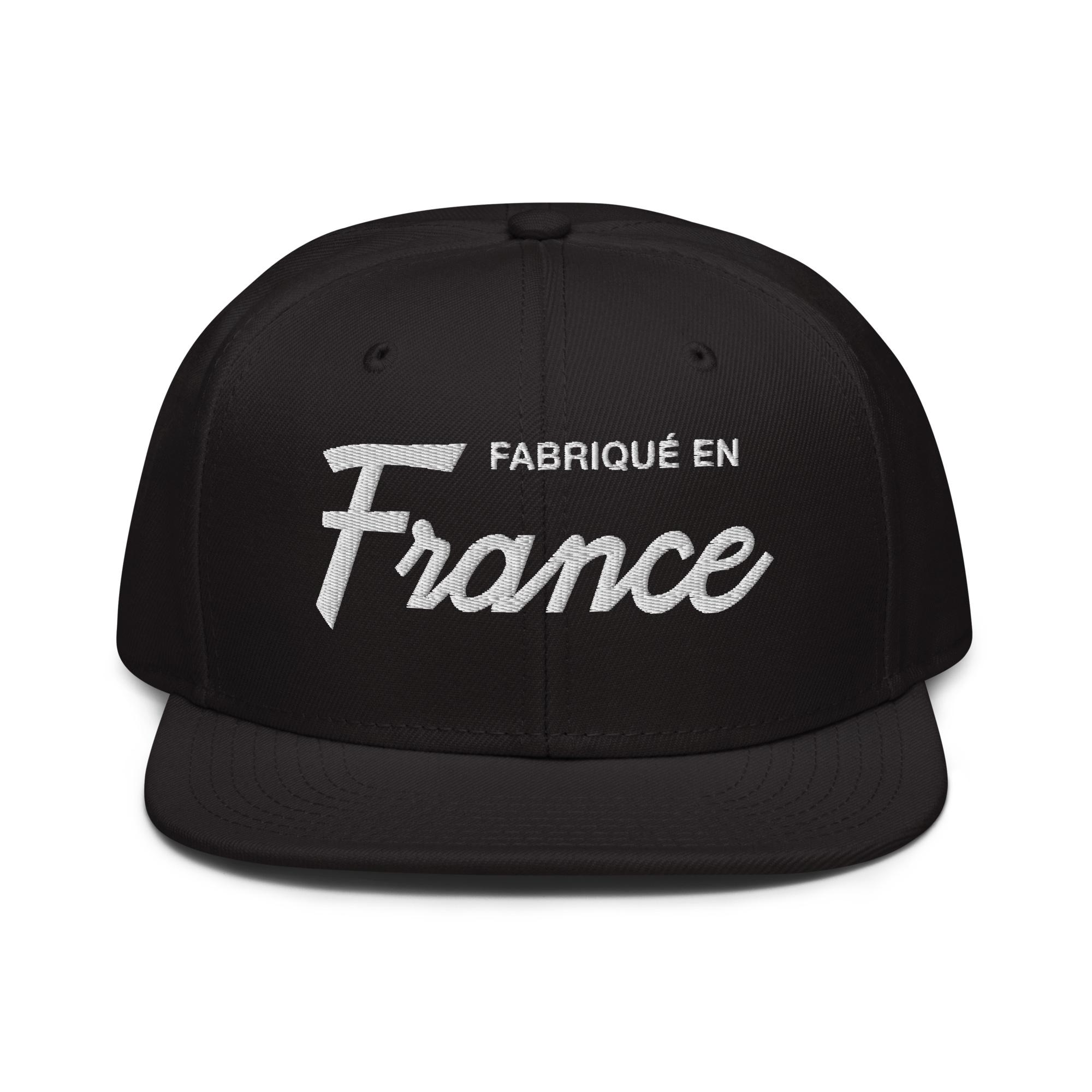 Made in France Snapback Hat | Retro Script Baseball Cap | Adjustable ...