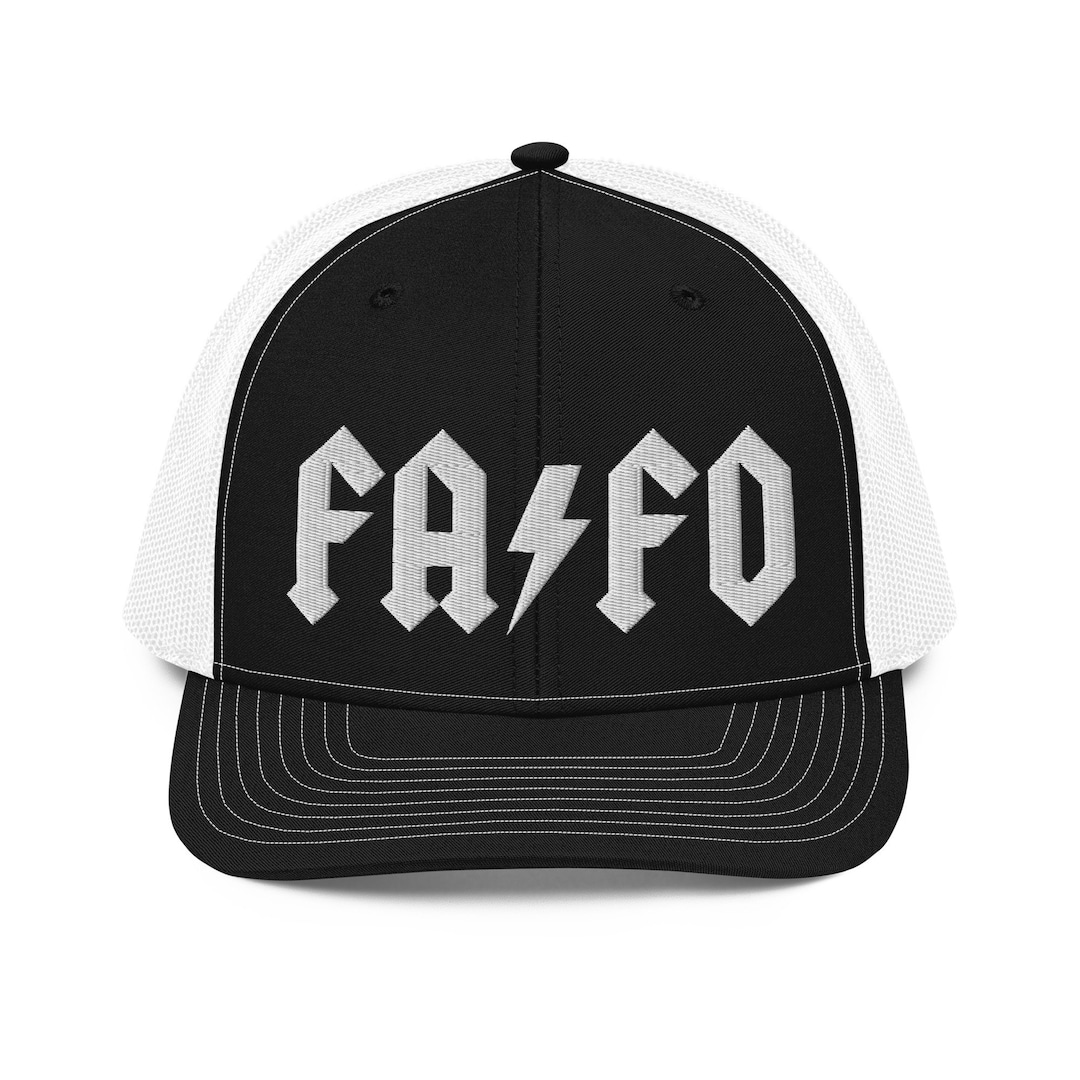 FAFO Trucker Hat - Mesh Back Cap, Mid Profile, Richardson 112, F Around ...