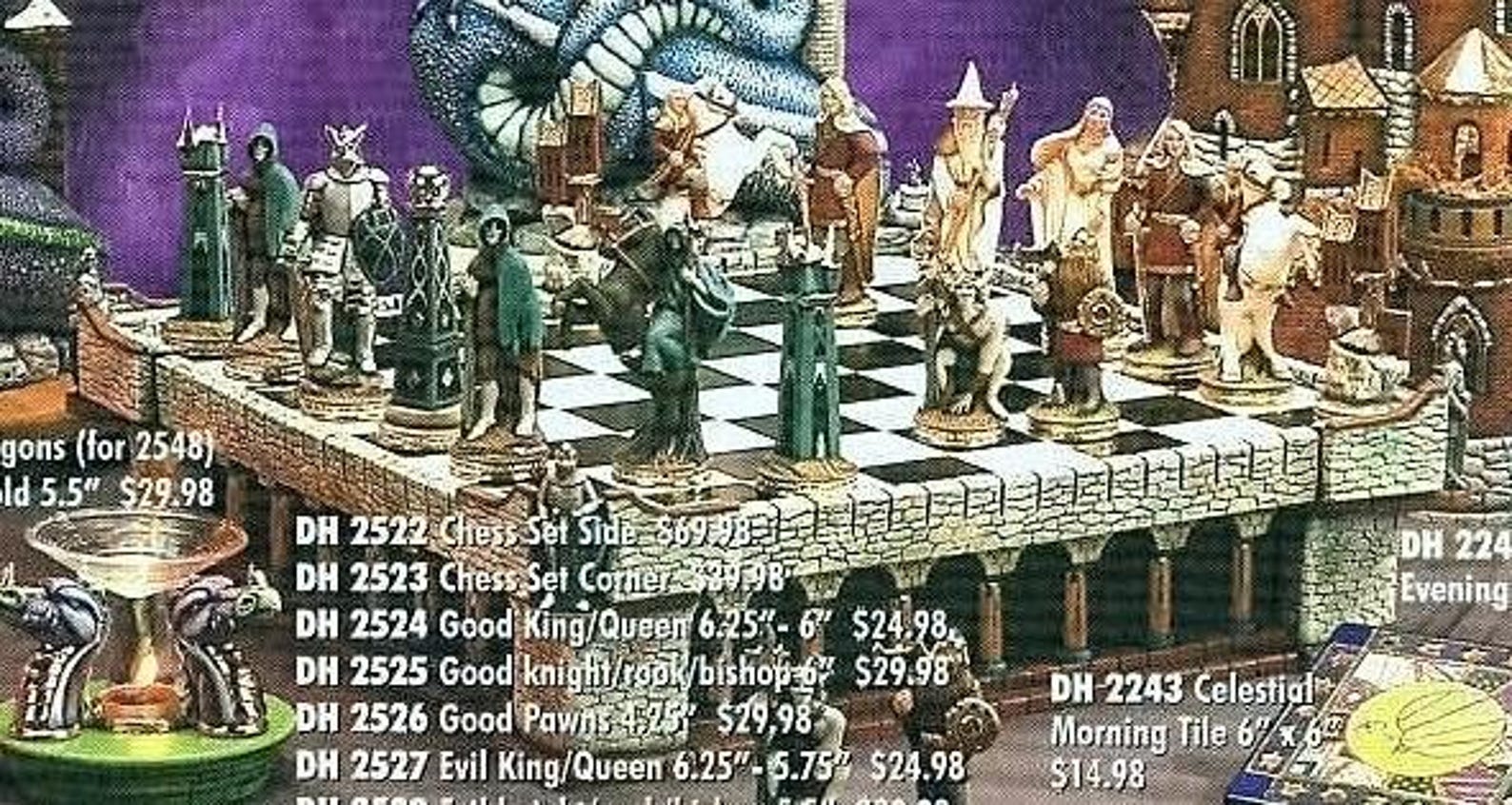 MADE TO ORDER-- Battle of the Ages Chess Set Ready to Paint! - Etsy