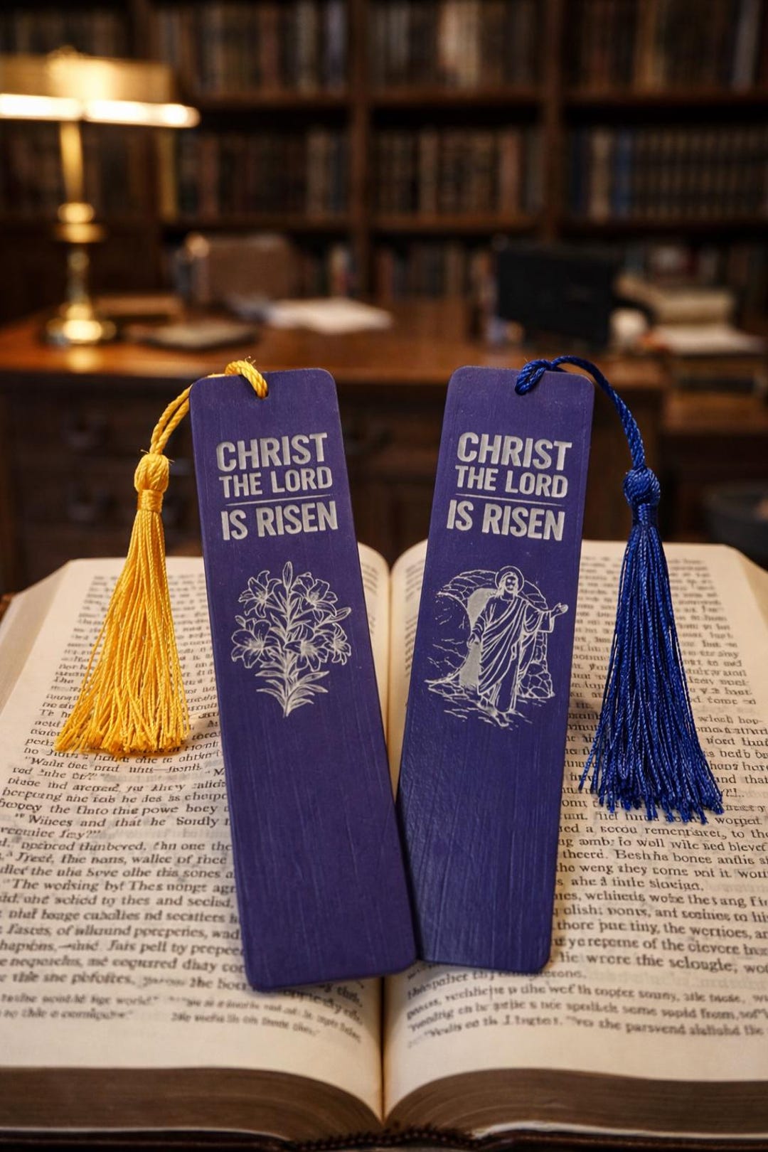 Christian Easter Bookmark – “christ the Lord is Risen” – Resurrection ...