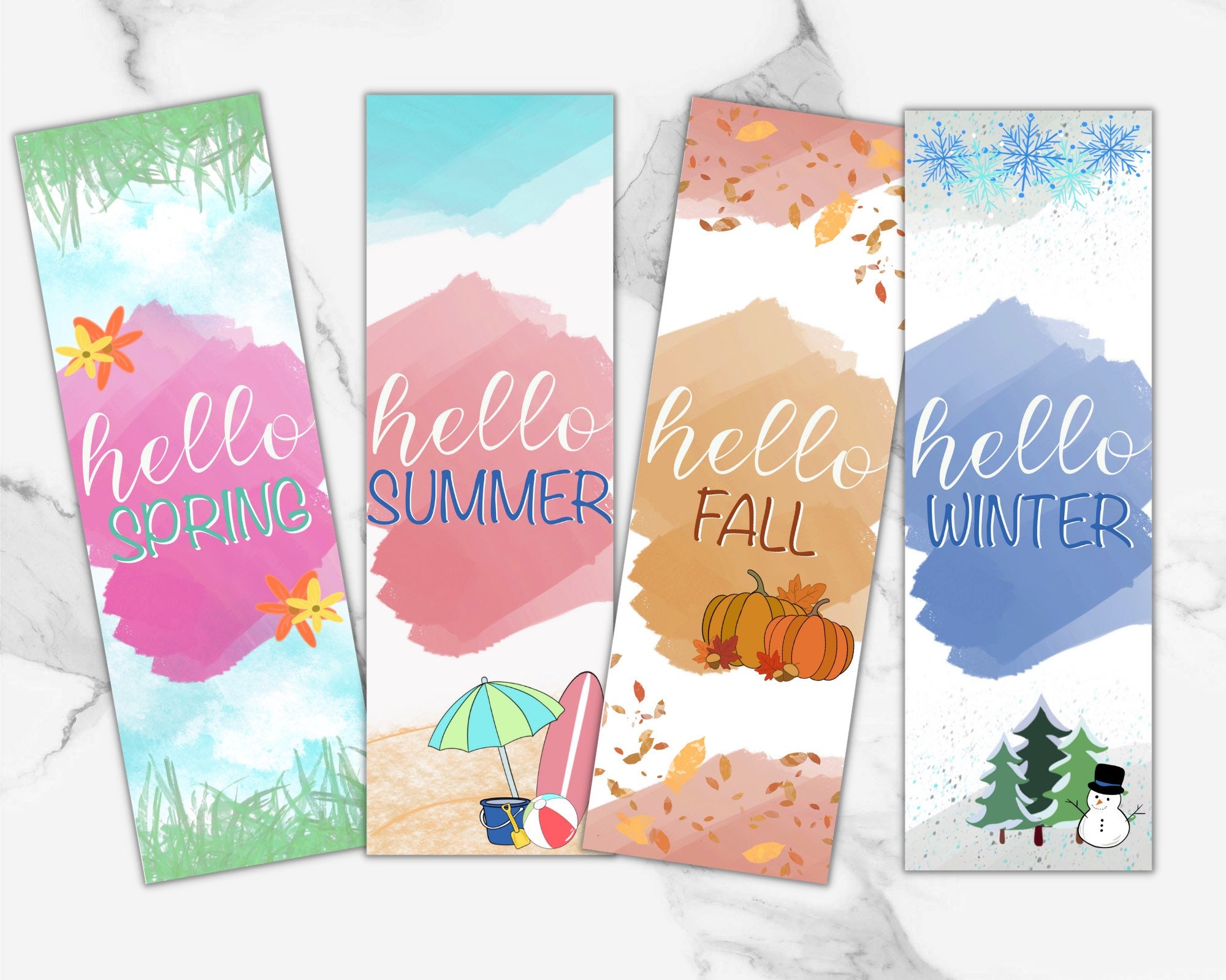 Printable Bookmarks, Bookmark Download, Bookmark Printables, Digital ...