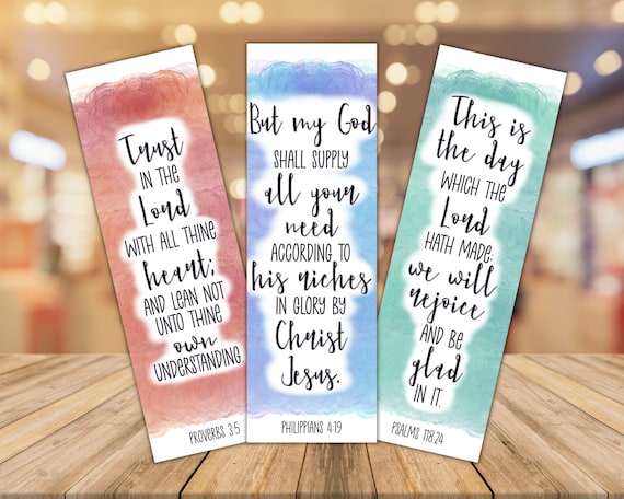 KJV Printable Bookmarks Printable Bookmarks King James - Etsy