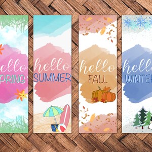Printable Bookmarks, Bookmark Download, Bookmark Printables, Digital ...