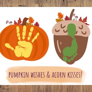 Handprint Art, Handprint Craft, Printable Handprint Art, Fall Craft ...