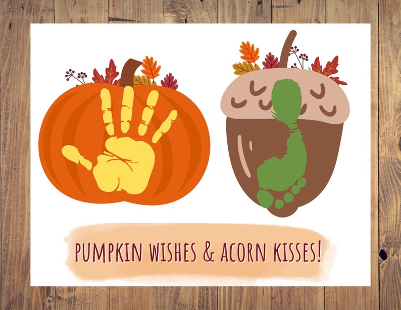 Handprint Art, Handprint Craft, Printable Handprint Art, Fall Craft ...
