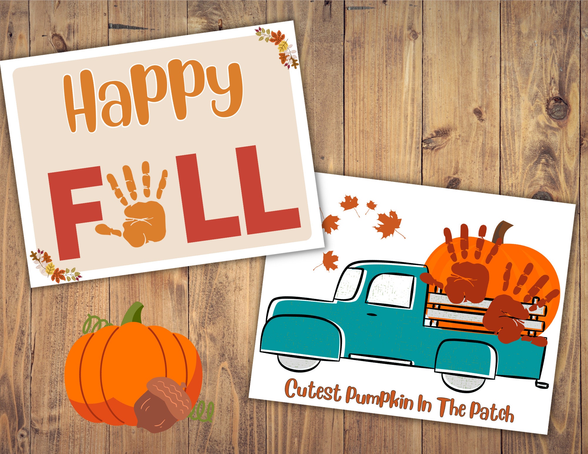 Bundle Handprint Art, Handprint Craft Bundle, Printable Handprint Art ...