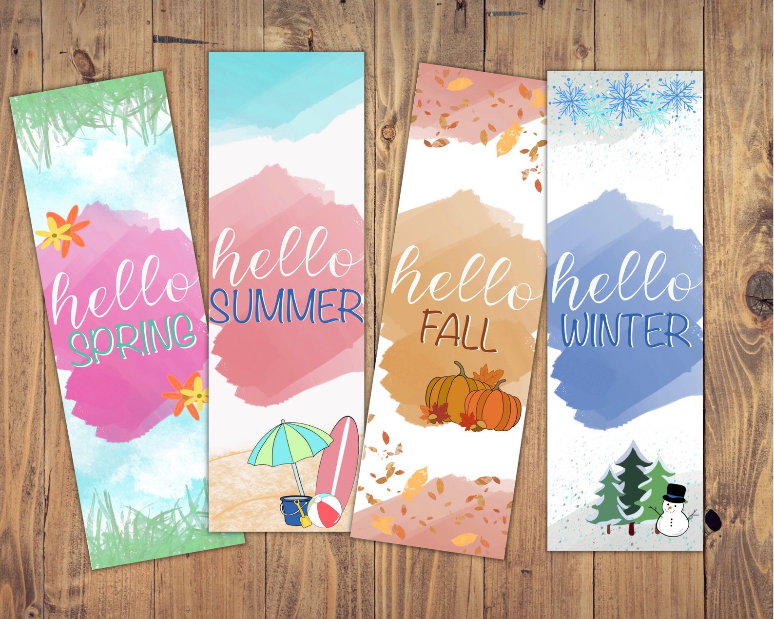 Printable Bookmarks, Bookmark Download, Bookmark Printables, Digital ...