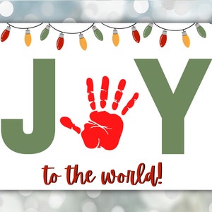 Handprint Art, Christmas Handprint Art, Holiday Craft, Handprint Craft ...