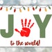 Handprint Art, Christmas Handprint Art, Holiday Craft, Handprint Craft ...