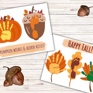 Handprint Art, Handprint Craft, Printable Handprint Art, Fall Craft ...