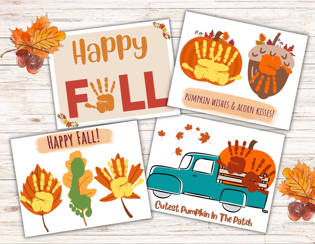 Bundle Handprint Art, Handprint Craft Bundle, Printable Handprint Art ...