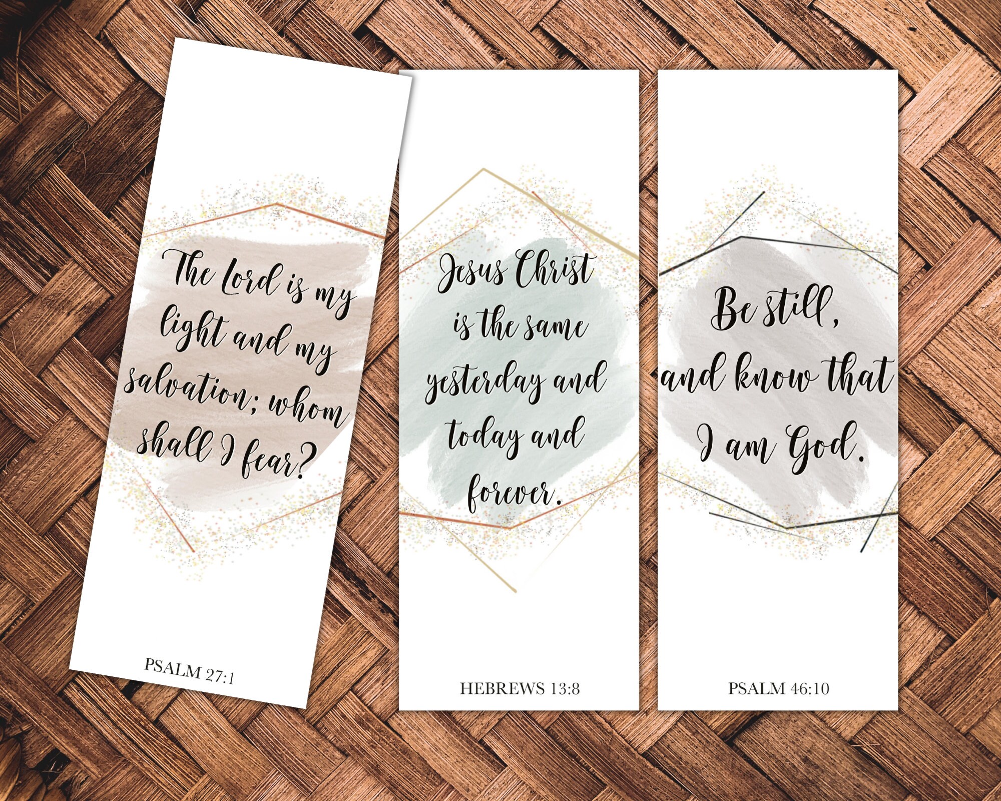 Printable Bookmarks, Neutral Color Bookmarks, Bookmark Download, Bible ...