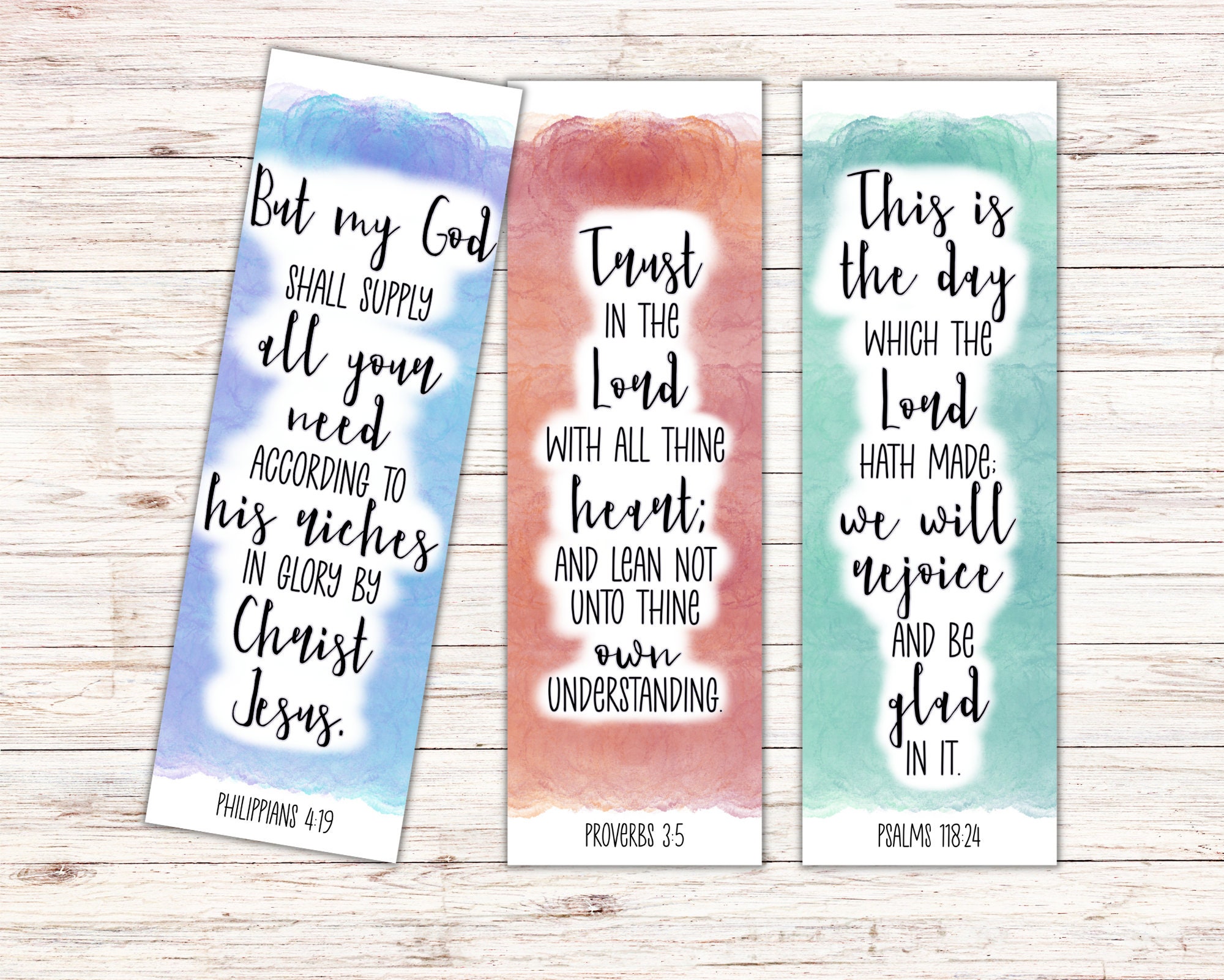 KJV Printable Bookmarks, Printable Bookmarks, King James Version, Bible ...