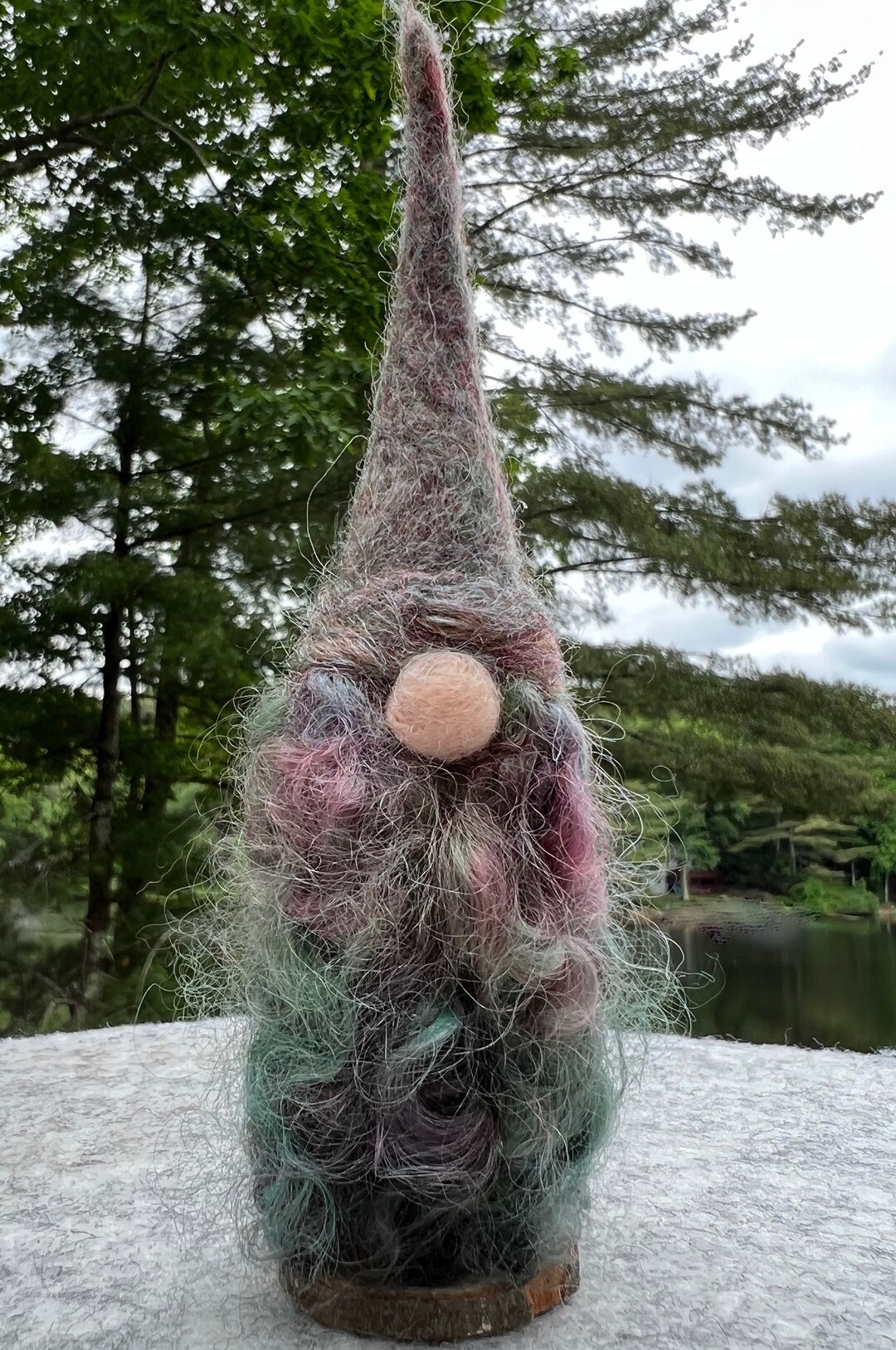 Needle-felted Wool Gnome Whimsical Wool Sculpture Gnome - Etsy