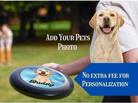 Personalized Pet Photo Frisbee | Customized Dog Frisbee | Personalized ...