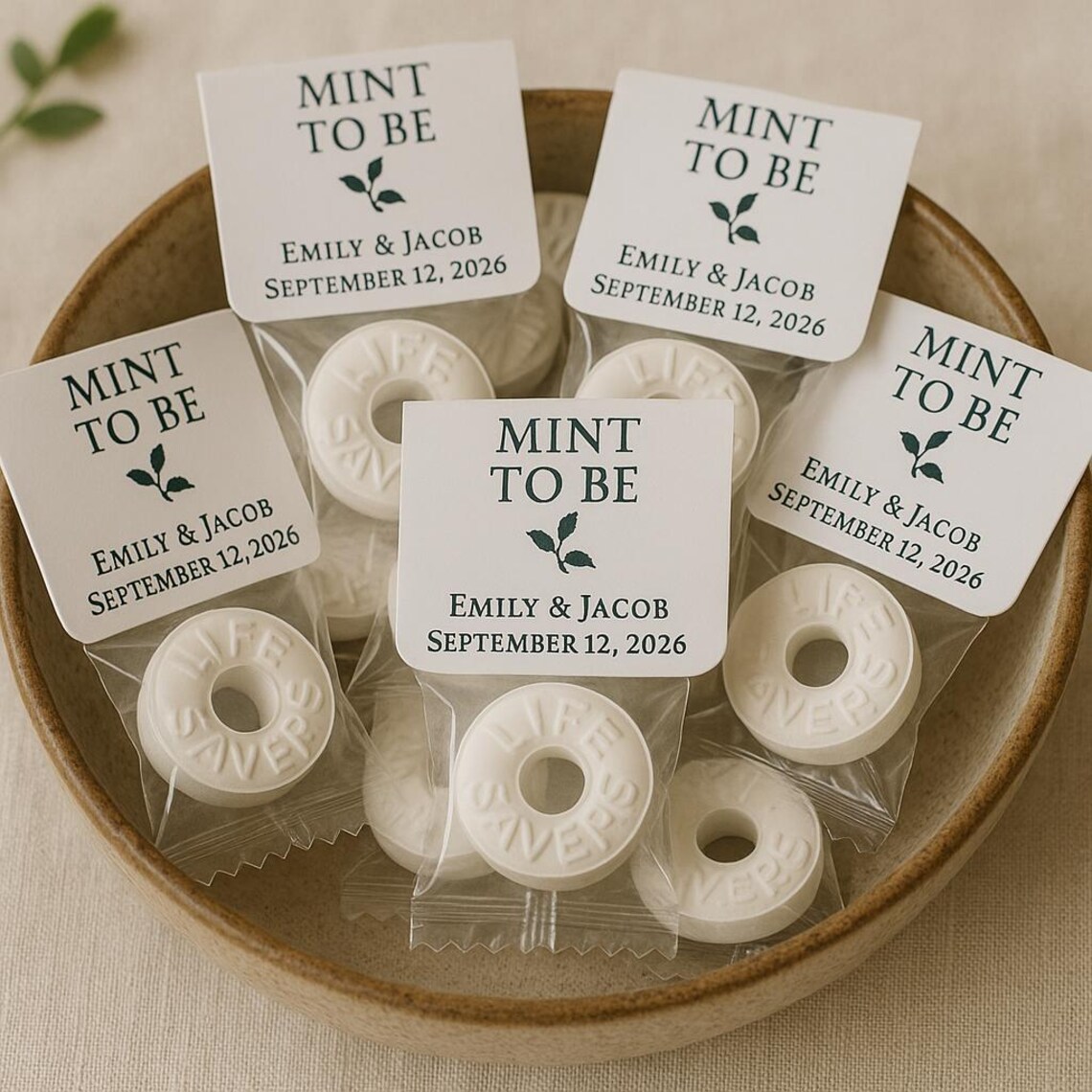 Mint to Be Wedding Favors - Personalized Life Savers® Mints With Custom ...