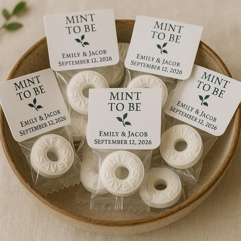 Mint to Be Wedding Favors - Personalized Life Savers® Mints With Custom ...