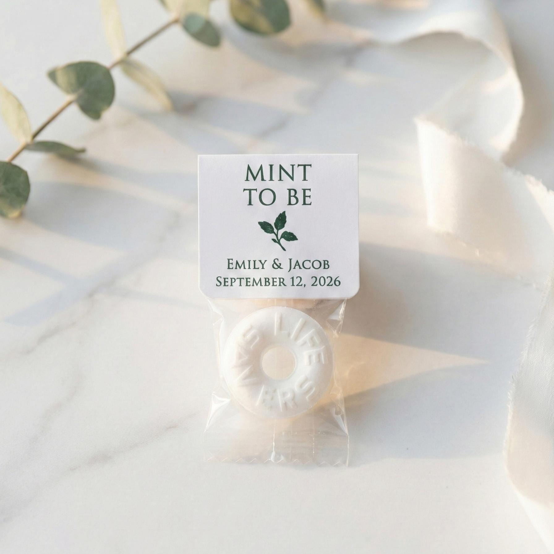 Mint to Be Wedding Favors - Personalized Life Savers® Mints With Custom ...