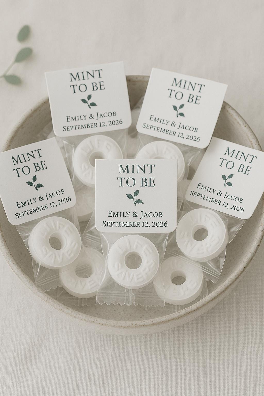 Mint to Be Wedding Favors - Personalized Life Savers® Mints With Custom ...