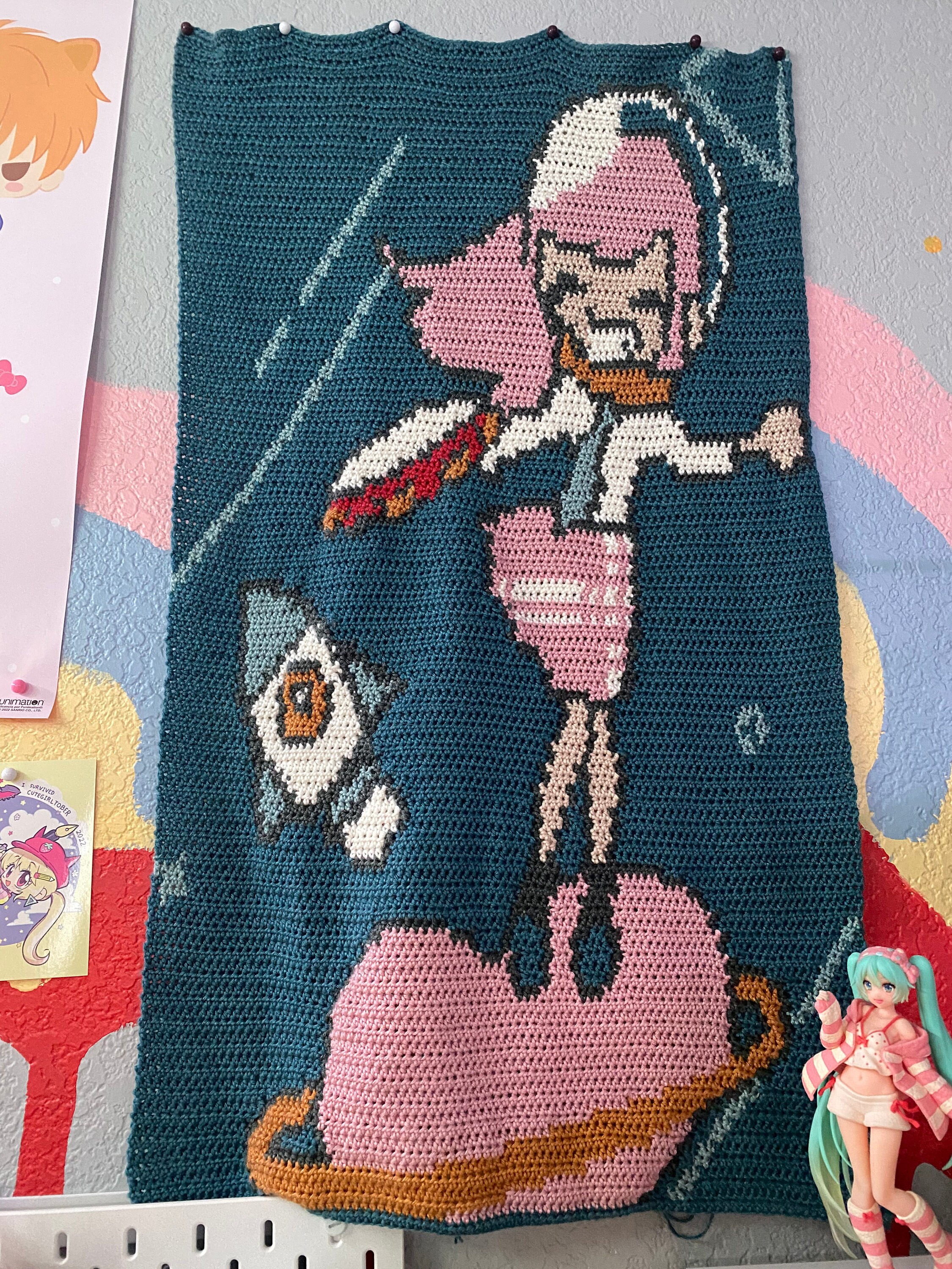 Marin Kitagawa Crochet Tapestry My Dress up Darling - Etsy