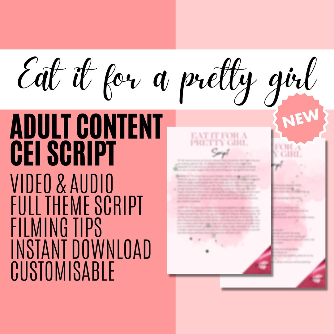 CEI JOI Adult Script Content Creator | Onlyfans | Fansly | Manyvids | Camgirl | Sex Work Tips ...
