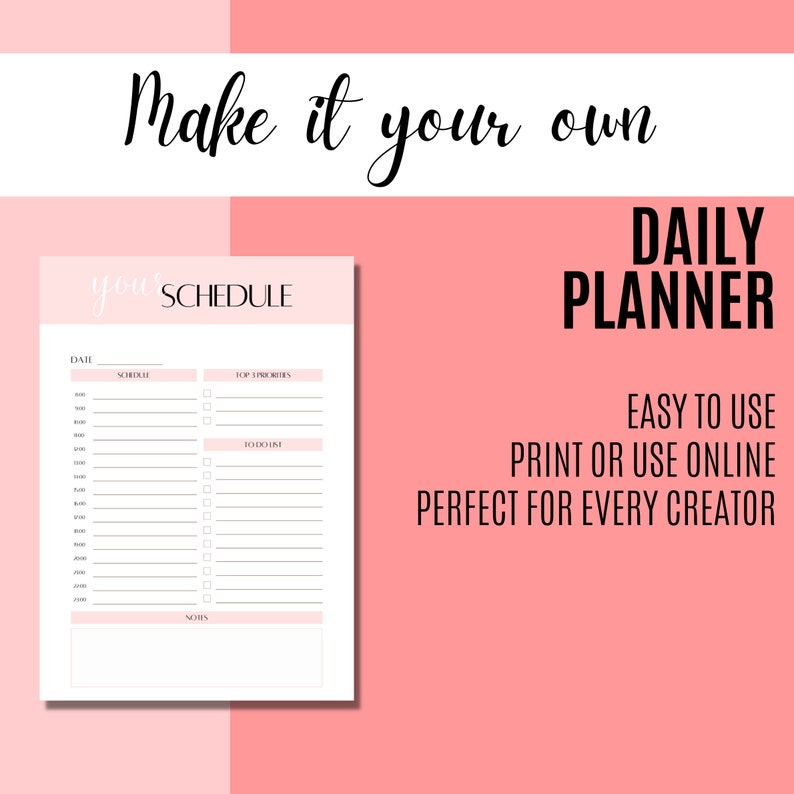Daily Adult Content Creator Planner Schedule Sex Work Planner Diary to ...