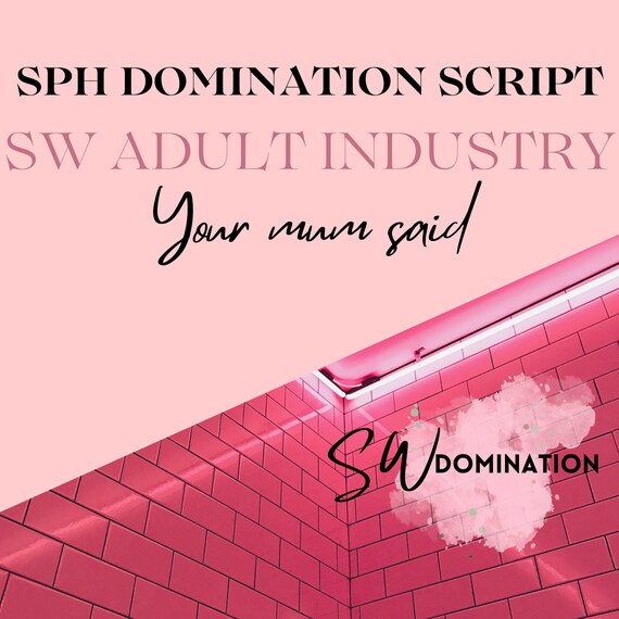 SPH JOI FEMDOM Domination Adult Theme Content Script | Etsy