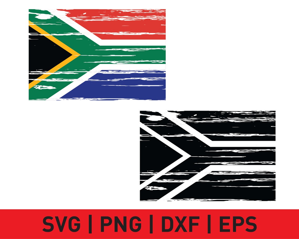 Distressed South African Flag SVG / Ready to Cut Files / Svg, Png, Dxf ...