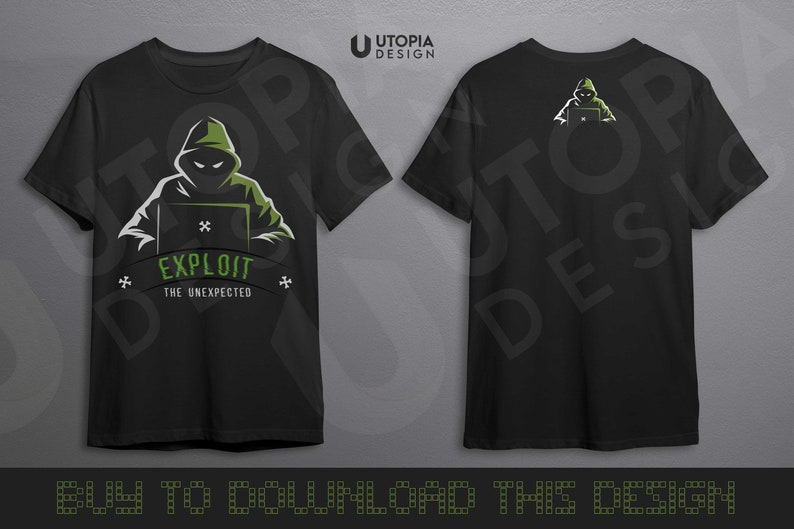 Hacker T-shirt Svg Design Exploit the Unexpected Jpg Funny Images ...