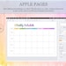 EDITABLE Weekly Schedule Template, WORD, Google Docs, Apple Pages ...