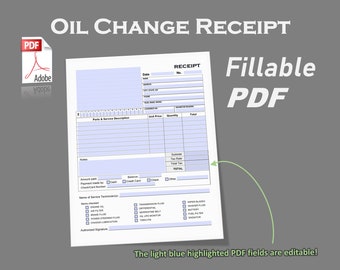 Auto Repair Invoice - Etsy