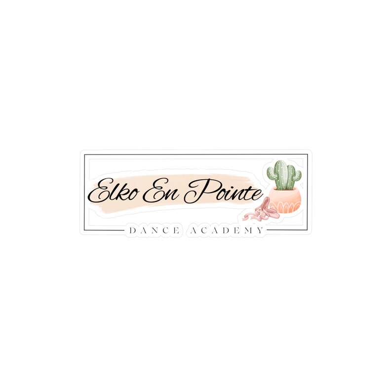 Elko En Pointe Kiss-cut Vinyl Decals - Etsy