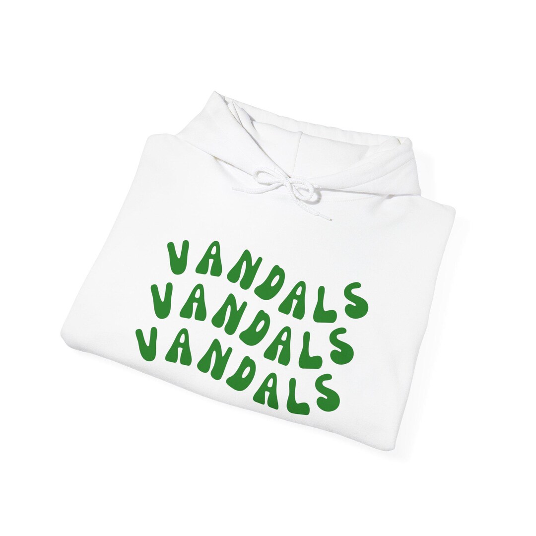 Vandals Adult W/ Vandal Head on Back Hoodie - Etsy