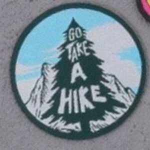 2.5 Velcro go Take A Hike Patch Free Shipping - Etsy
