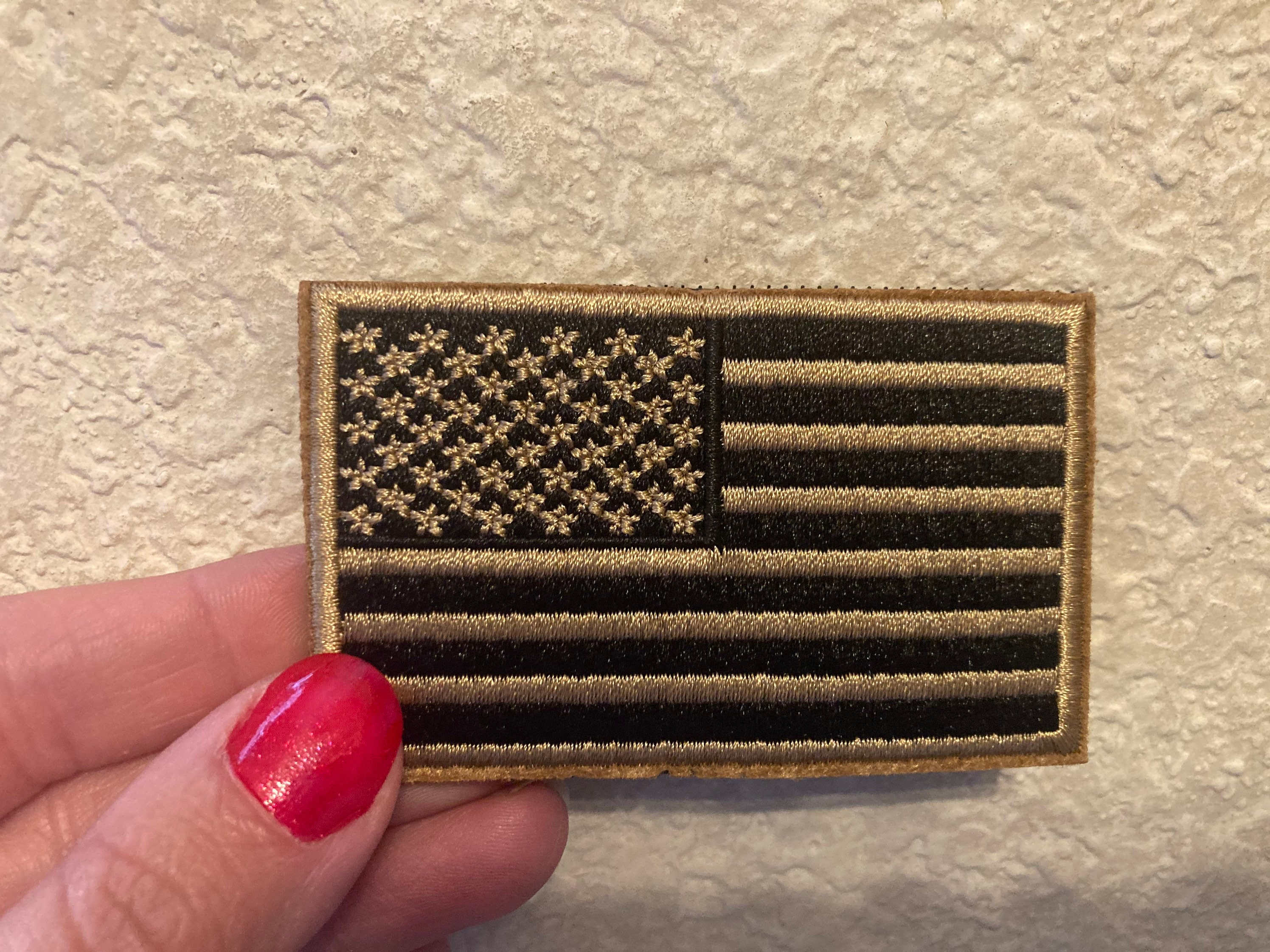 American Flag Coyote Tan Velcro Patch Free Shipping - Etsy