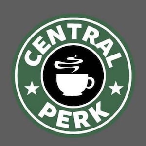 Central Perk Vinyl Sticker - Free Shipping - Etsy
