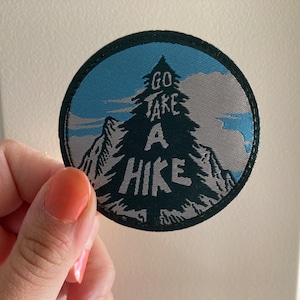 2.5 Velcro go Take A Hike Patch Free Shipping - Etsy