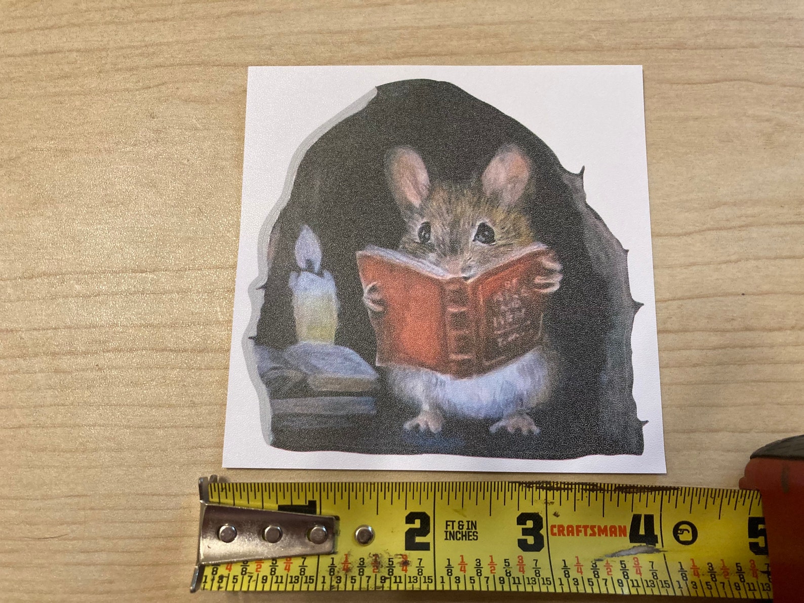 Realistic Mouse Hole Wall Sticker - Free Shipping - Etsy