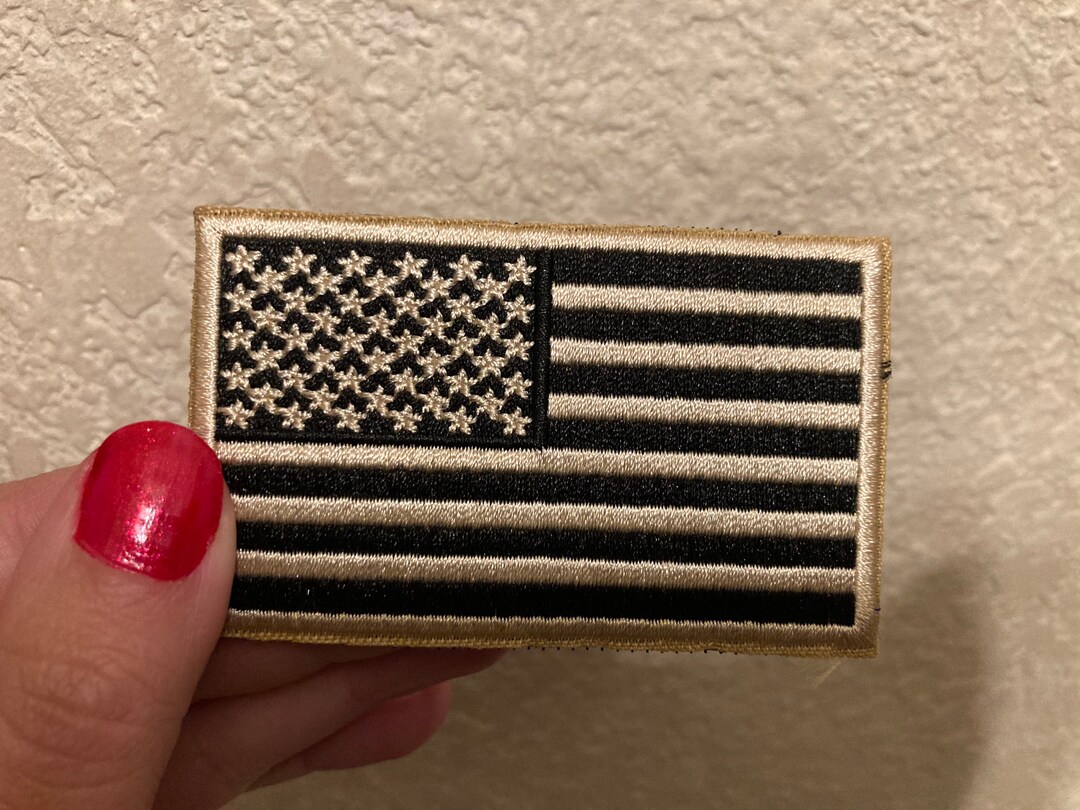 American Flag Desert Tan Tactical Patch - Free Shipping - Etsy