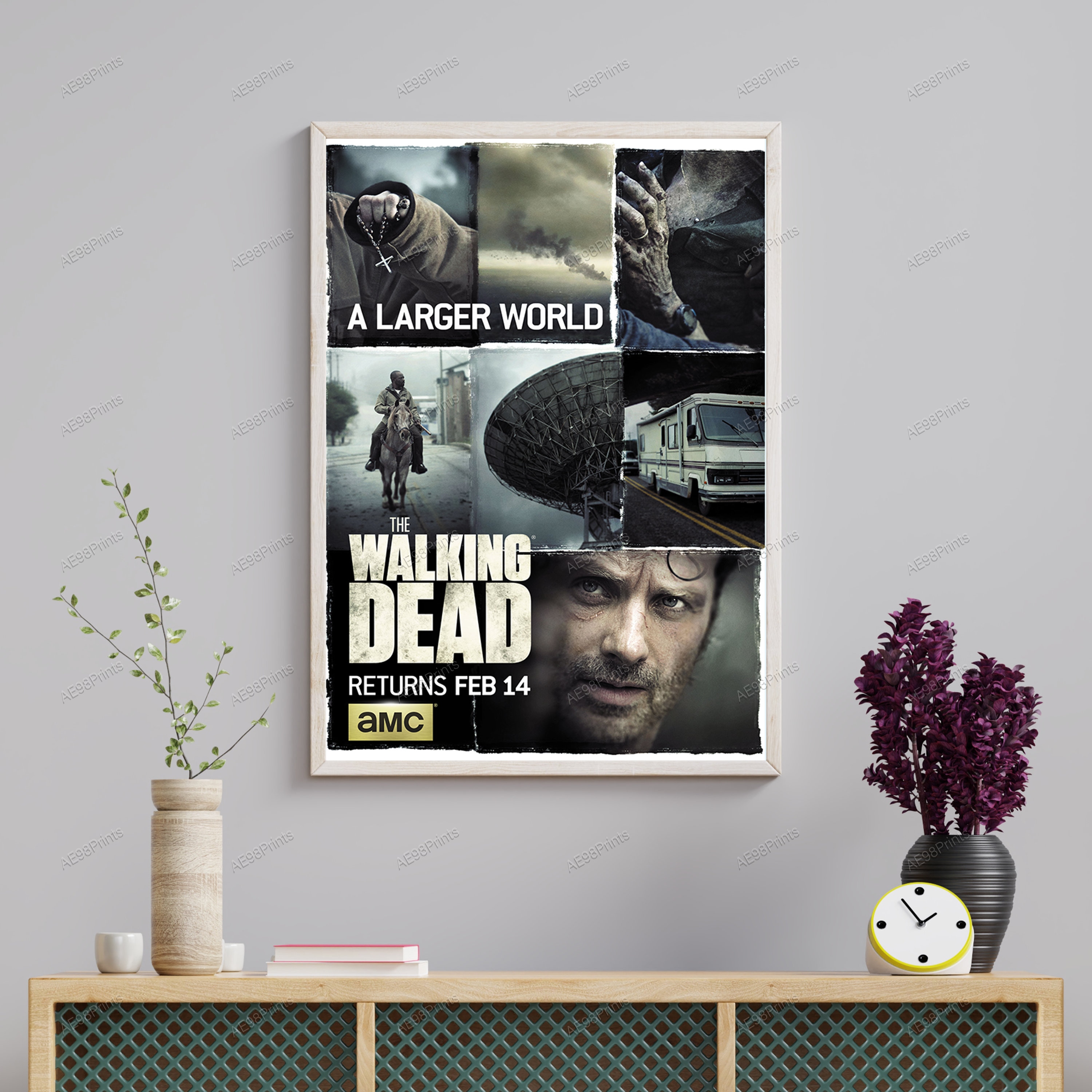 AMC the Walking Dead Posters Seasons Promotional Zombies TV - Etsy