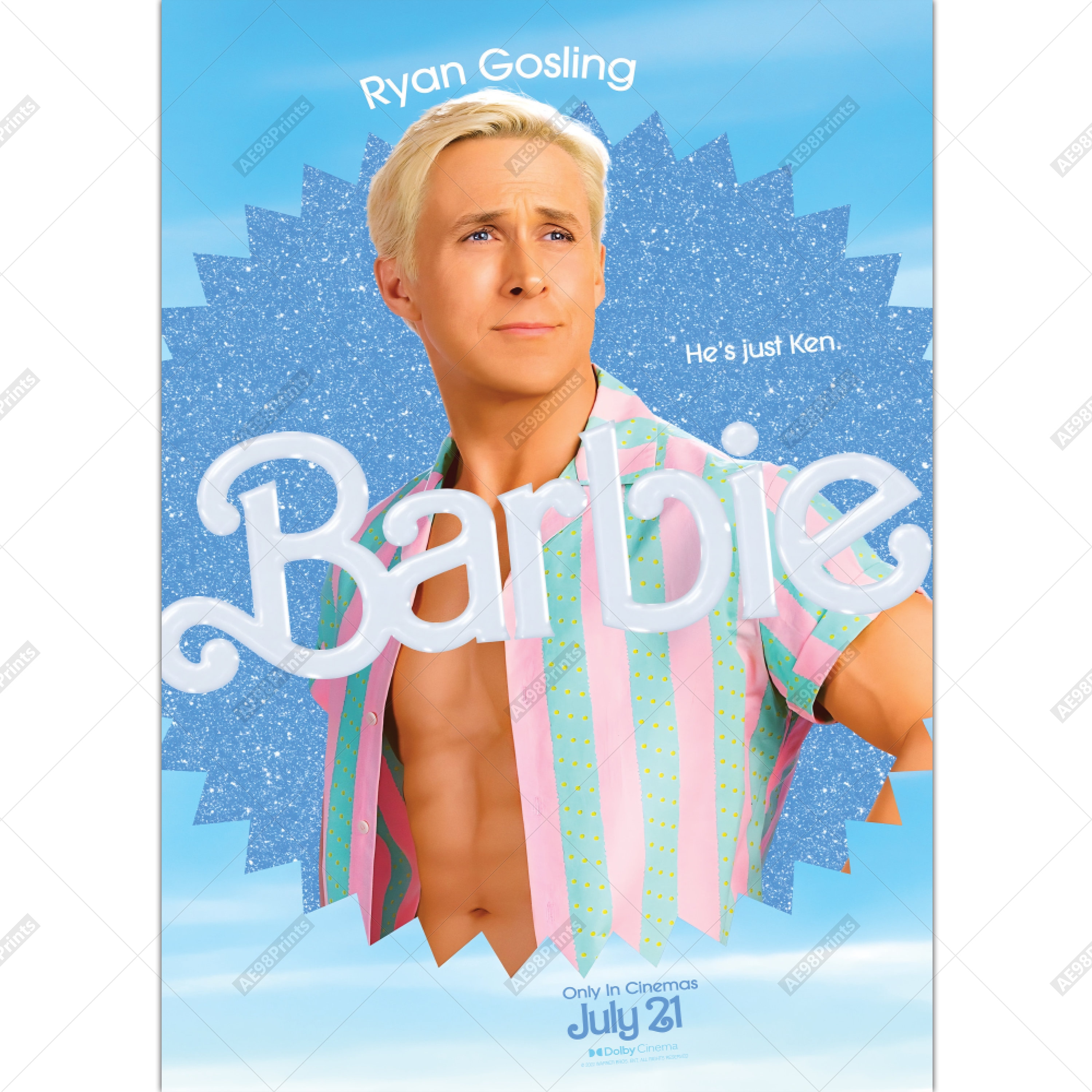 Barbie 2023 Film Movie Posters (9 Options) Wall Art Print Room Decor A1 ...