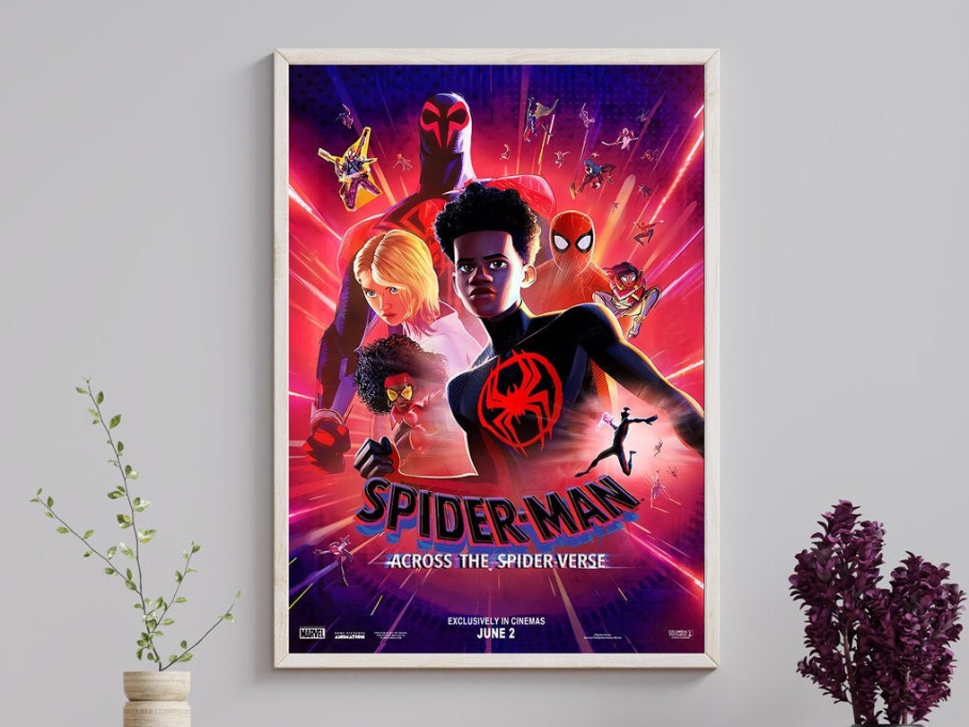 Spider-man Across the Spider-verse 2023 Official Poster Wall Art Print ...